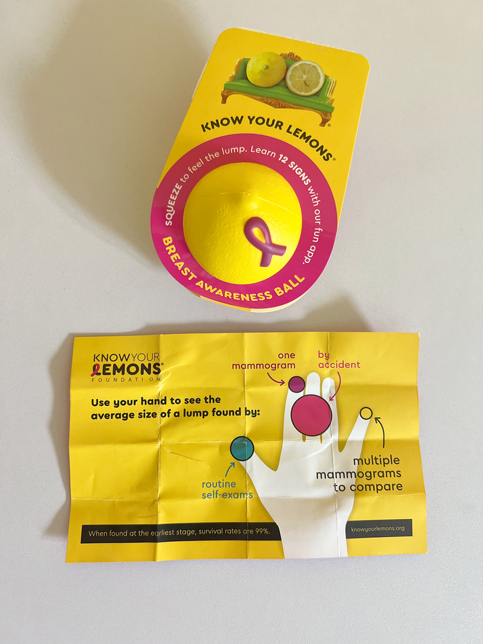 Breast Self-Exam Kit (Single, USA ONLY)